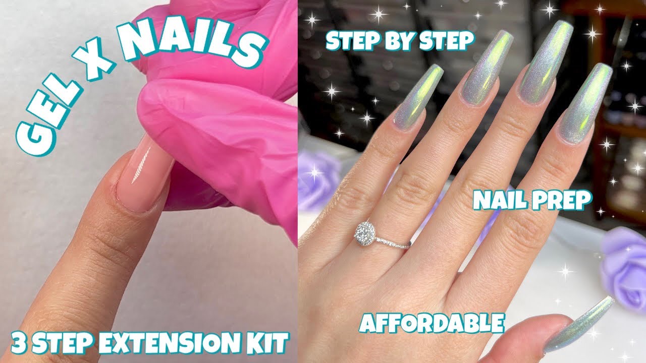 HOW TO DO AFFORDABLE GEL X NAILS AT HOME | DAILY CHARME BASE COLORED ...