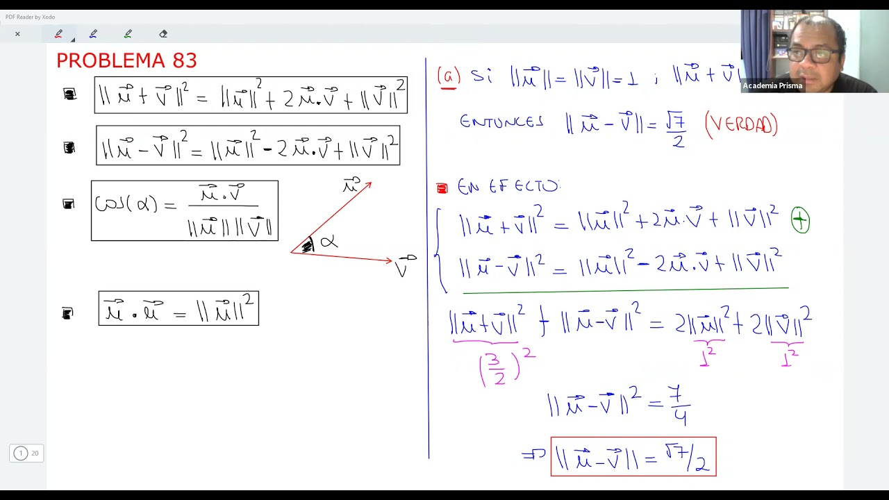 Resolución de ejercicios: Vectores en R2 y R3 - YouTube