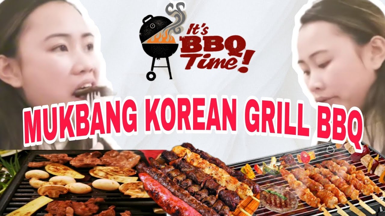 MUKBANG KOREAN GRILL BBQ (First time to try our Electric Table Grill ...