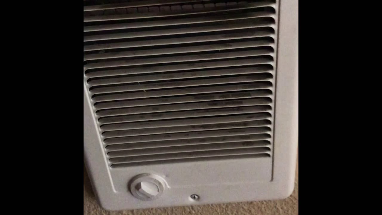 Como reemplazar un Calenton Cadet de pared con abanico. - YouTube