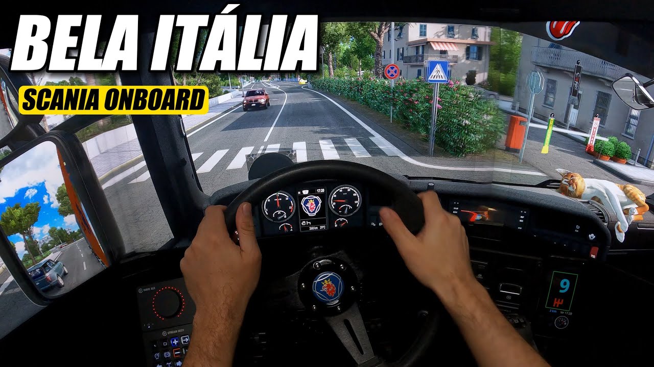 EURO TRUCK SIMULATOR 2 - Cockpit Realista Onboard Scania V8 | ETS2 Três ...