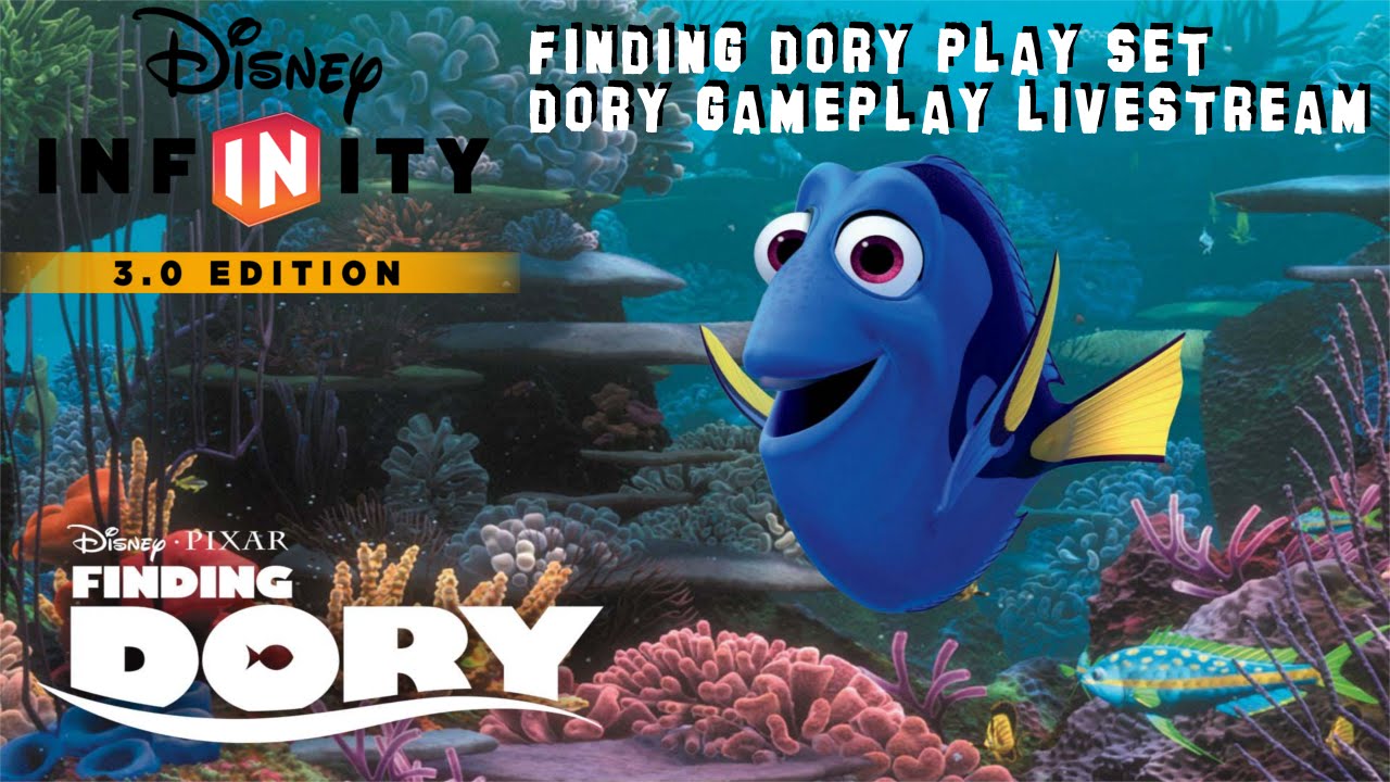 Disney Infinity Finding Dory Play Set Gameplay Livestream Dory Gameplay ...