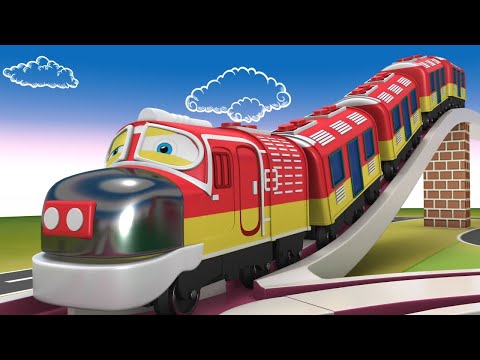 Toy Train Cartoon - Toy Factory Train Videos Choo Choo Trains
