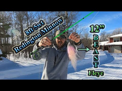 Casting a 12" BEAST Fleye with an 8ft 5wt - YouTube