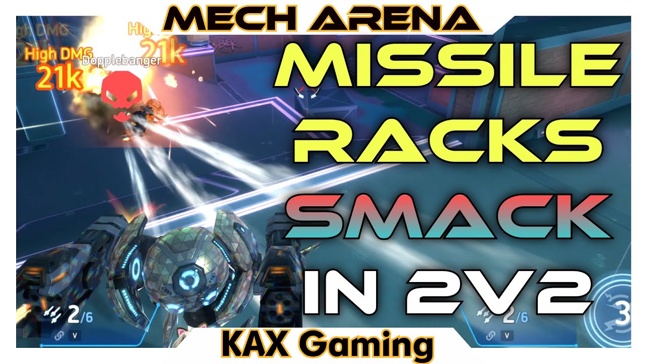 MISSILE RACKS proving THEIR WORTH in 2v2 - Mech Arena - YouTube