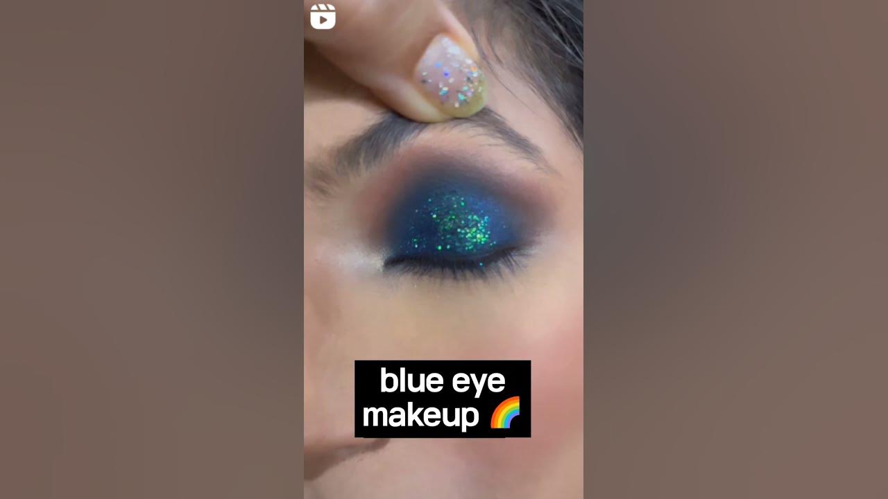 Blue Eye Makeup Party Eye Makeup Makeup Eyemakeup Blueeyemakeup