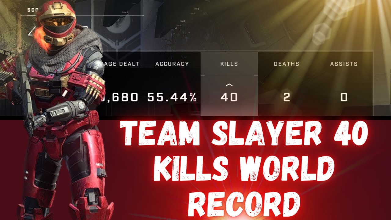 Halo Infinite TEAM SLAYER WORLD RECORD 40 KILLS - YouTube