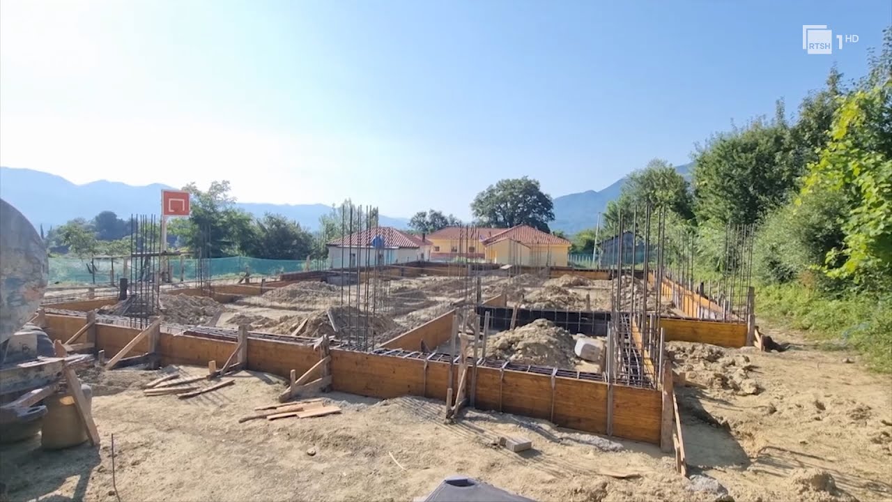 Ndërtimi i shkollave, fshati Frankth në Mat me shkollë dhe rrugë të re ...