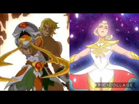 He-Man and She-Ra (Rebooted Combining) Transformations - YouTube