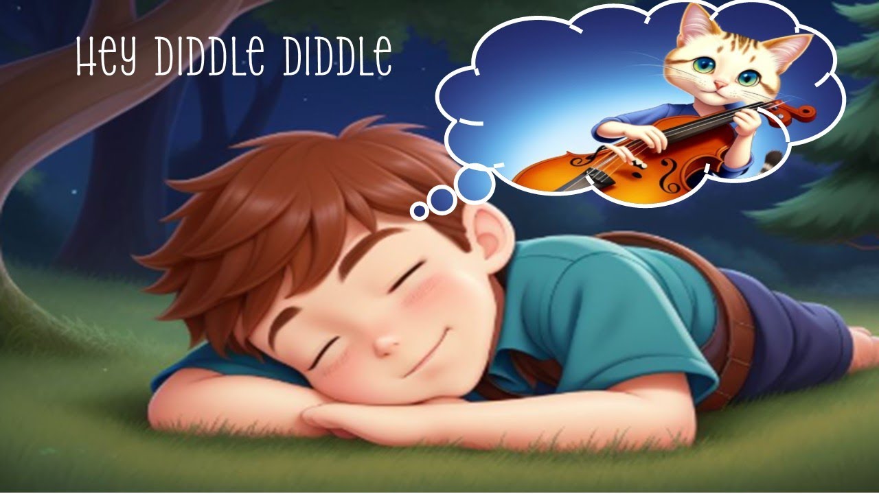 🎶 Hey Diddle Diddle | Classic Nursery Rhyme 🐱🌙 - YouTube