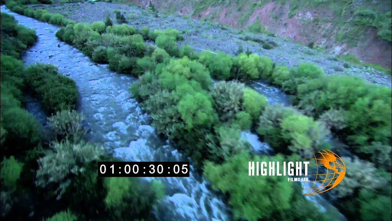 HD Aerial footage of israel: Jordan River - YouTube