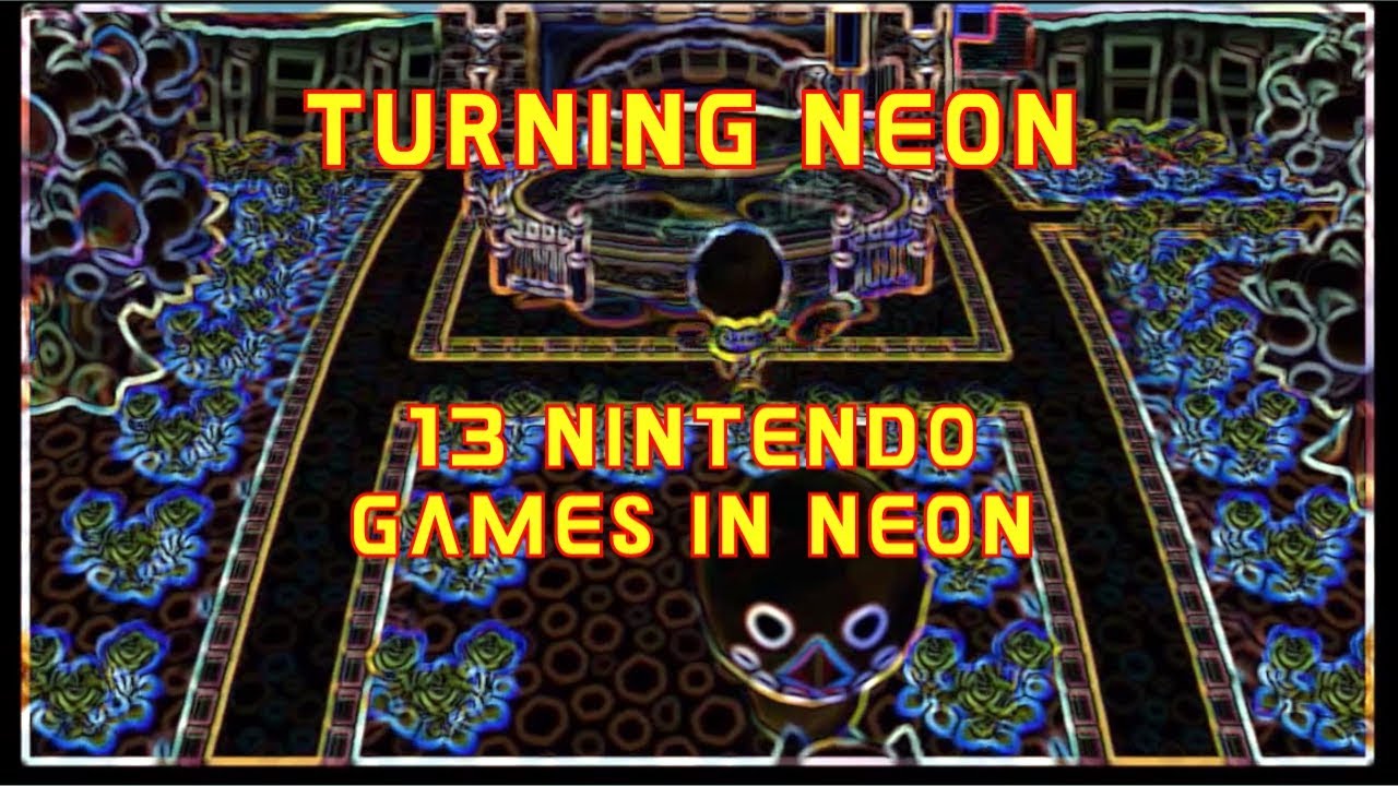 Turning Neon: 13 Nintendo Games in Neon - YouTube