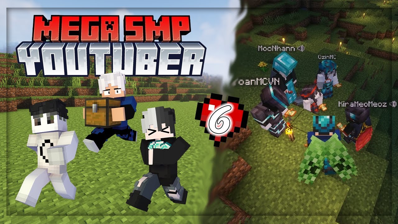 MINECRAFT MEGA SMP TẬP 6 | TTHB Đổi HƯỚNG ĐI Kết Nạp Thêm THÀNH VIÊN ...