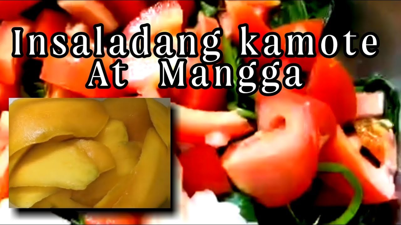 I#nsaladang talbus NG Kamote||or salad Kamote leaves - YouTube