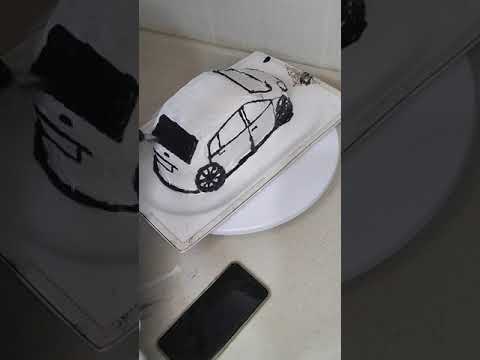Arabalı pasta süsleme car cake decoration