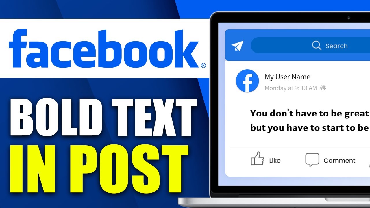 How To Bold Text In A Facebook Post (Easy 2025 Guide) - YouTube