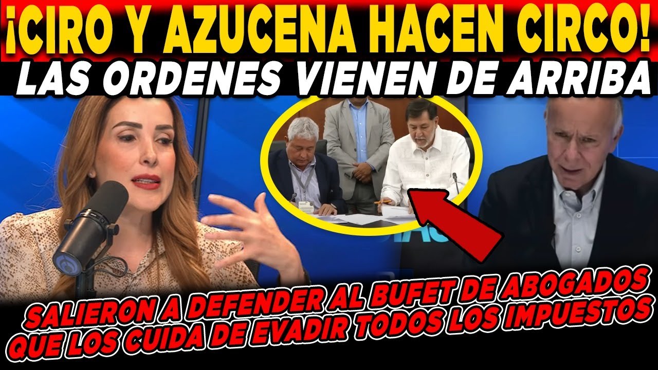 ¡CIRO Y AZUCENA FORMAN SU CIRCO! DEFIENDEN A CARLOS VELÁZQUEZ Y LO ...