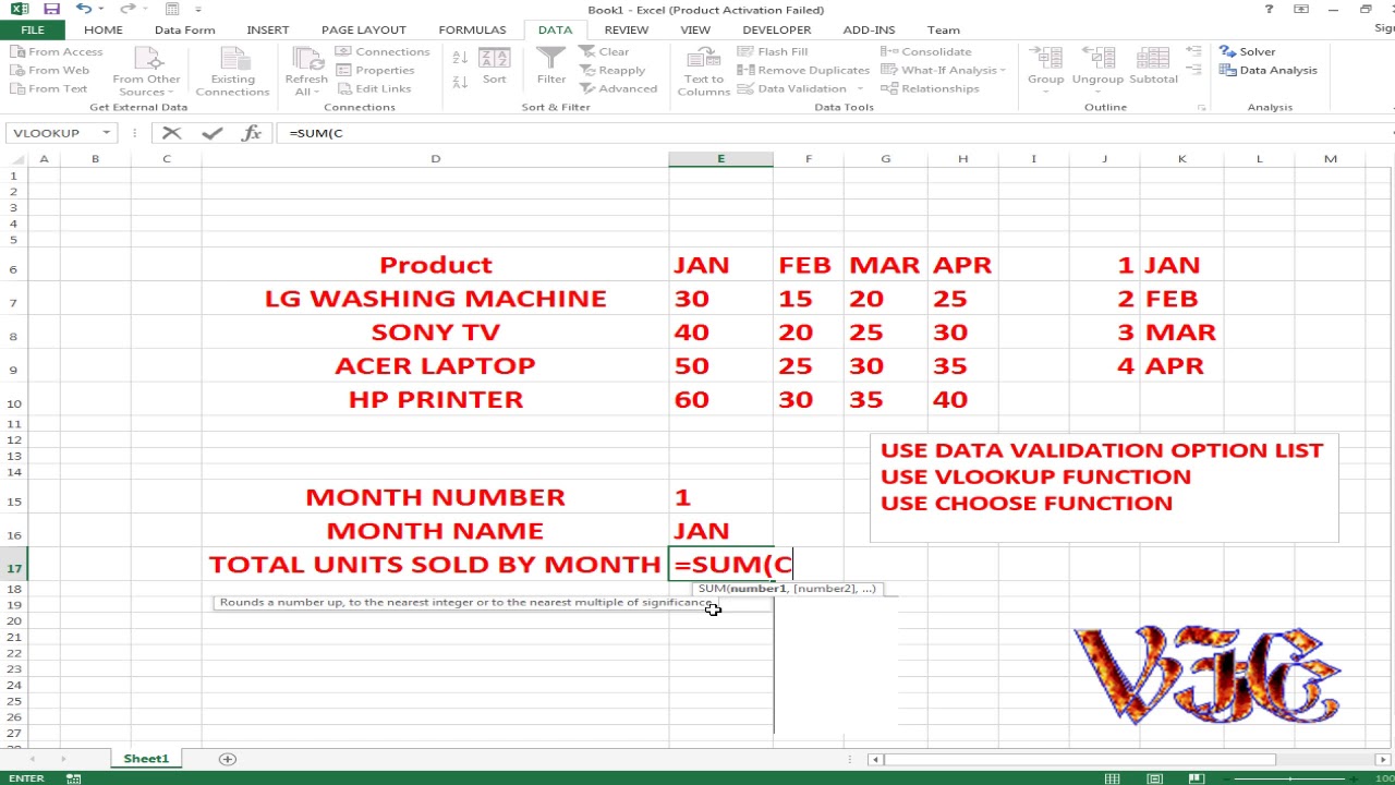 Choose Function In Excel - YouTube