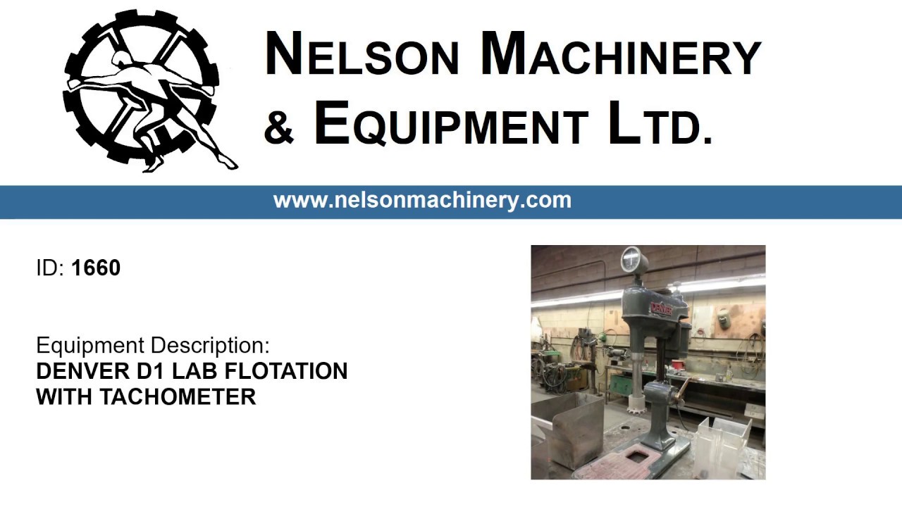 Denver Laboratory Flotation Machine: Test Run - ID N1660 - YouTube