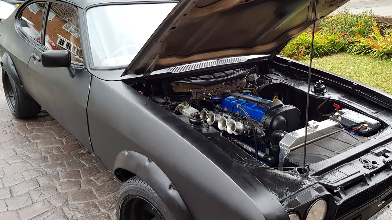 Ford ST170 Capri ITB & Speeduino Closed Loop VVT Road Test - YouTube