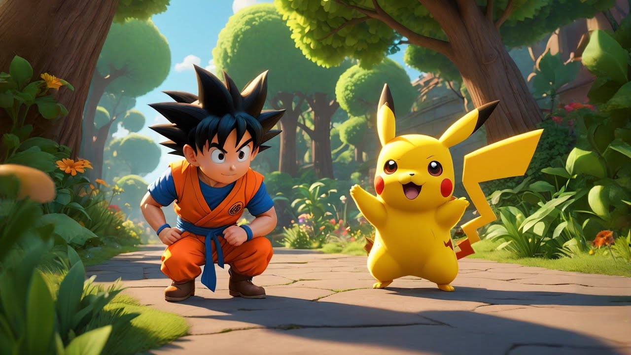 Dragon Ball y Pikachu: La Historia de un HéroeGoku y Pikachu Un ...
