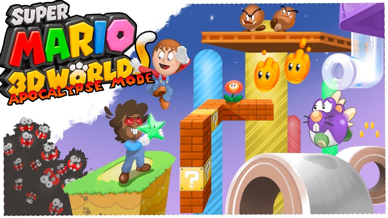 The Hardest Mario Mod Just Got Harder - Super Mario 3D World Apocalypse ...