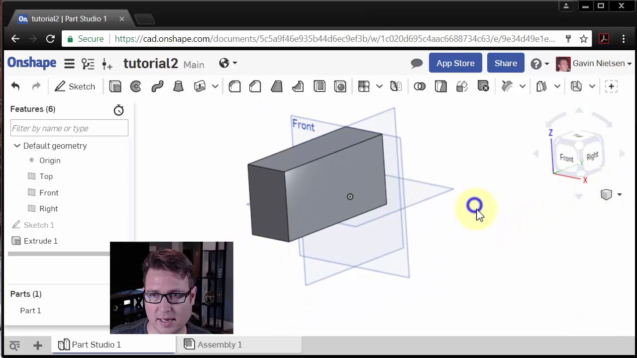 Onshape - intro to features - YouTube