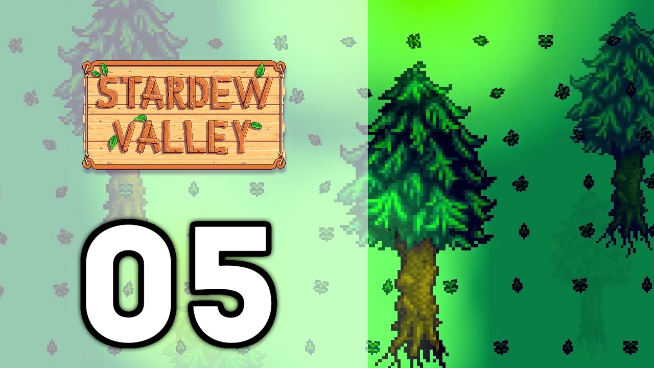 Stardew Valley (EP05) Wibbly Wobbly Tree Magic [1080p] - YouTube