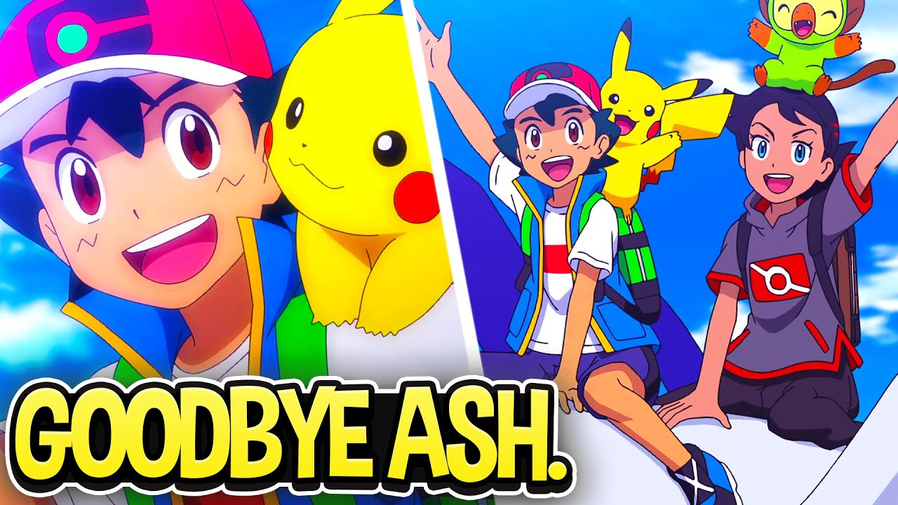 GOODBYE Ash and Goh😭The FINAL EPISODE! | Pokemon Journeys Episode 136 ...