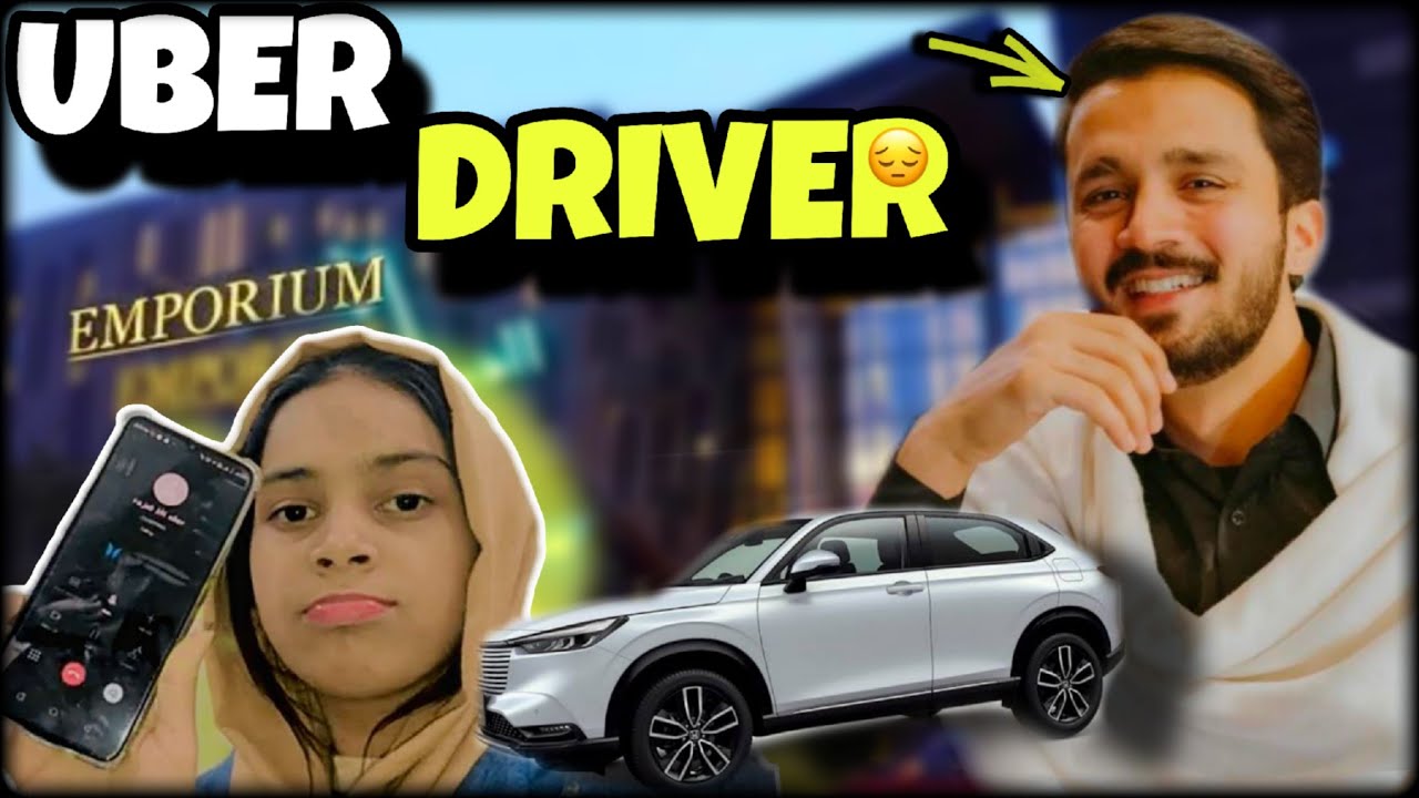 RAJAB BHAI AS A UBER DRIVER 🚗-Emporium Mall Gy 🏬-Nimra Sad Ho Gai😔 - YouTube