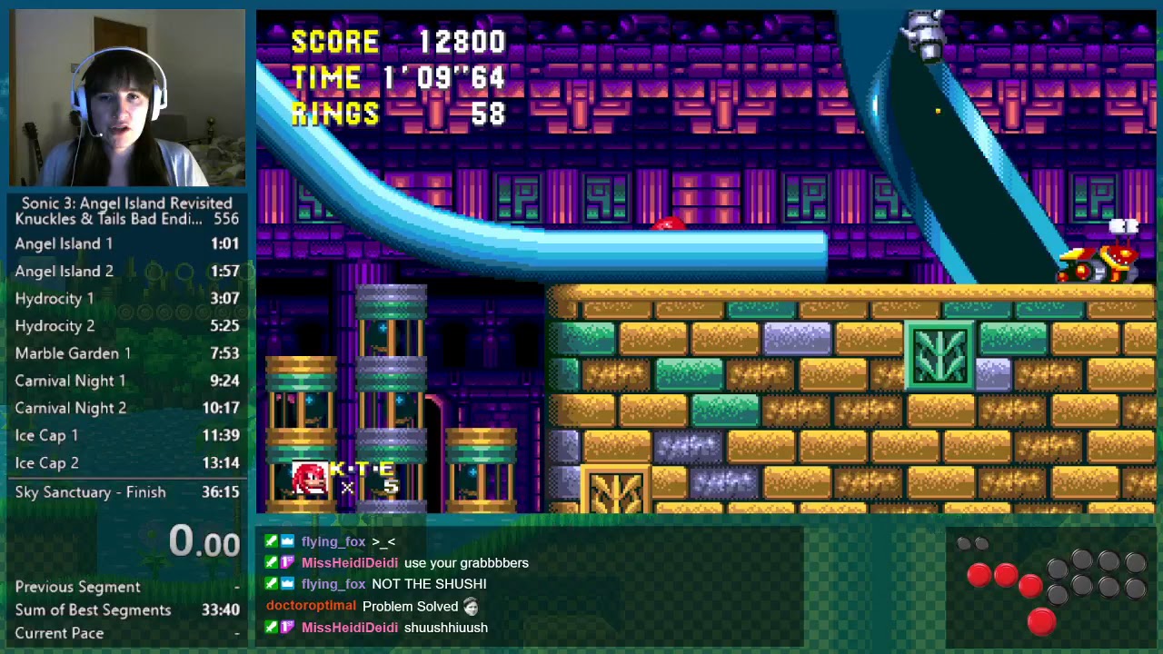 Sonic 3 A.I.R Beginner Tutorials - Knuckles / & Tails - Bad Ending ...