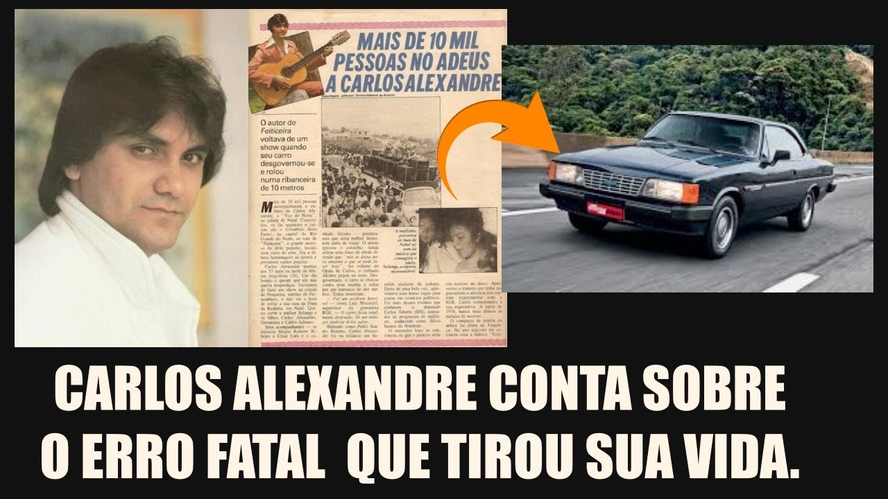 CARLOS ALEXANDRE MORREU AOS 31 ANOS . DOIS ERROS FATAIS CAUSARAM SUA ...
