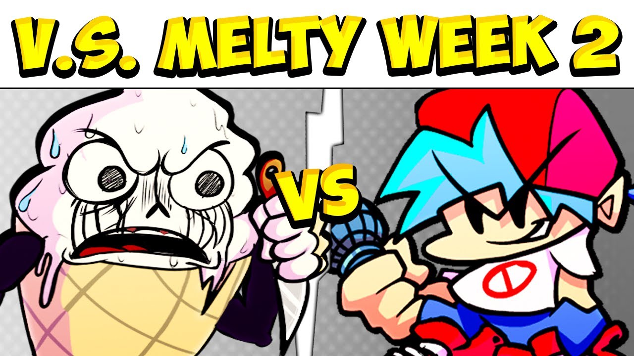 Horror Ice Cream Boss Melty vs Friday Night Funkin Full Mod (Week 2 ...