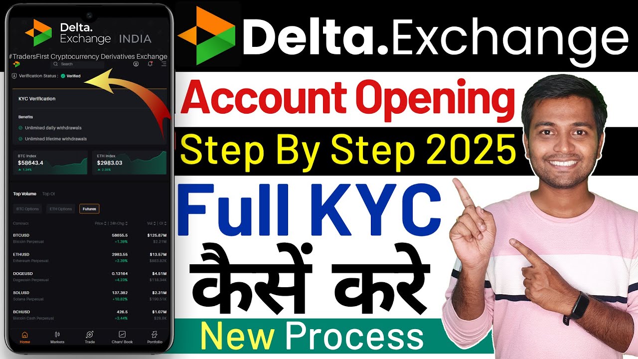Delta Exchange Account Opening Process | How To Open Delta Exchange ...