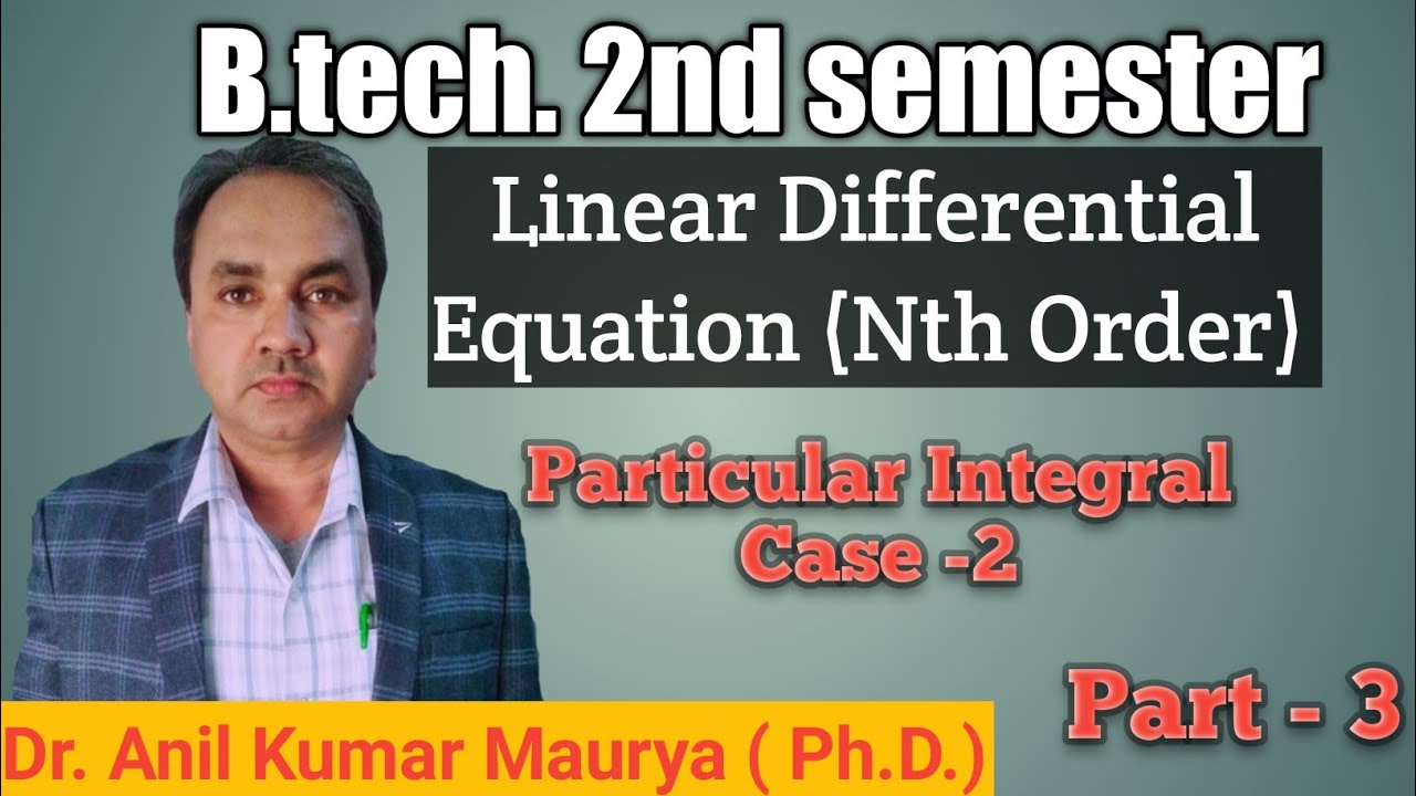 Linear Differential Equation Nth Order Case 2 Important Questions linear-differential-equation-nth-order-case-2-important-questions