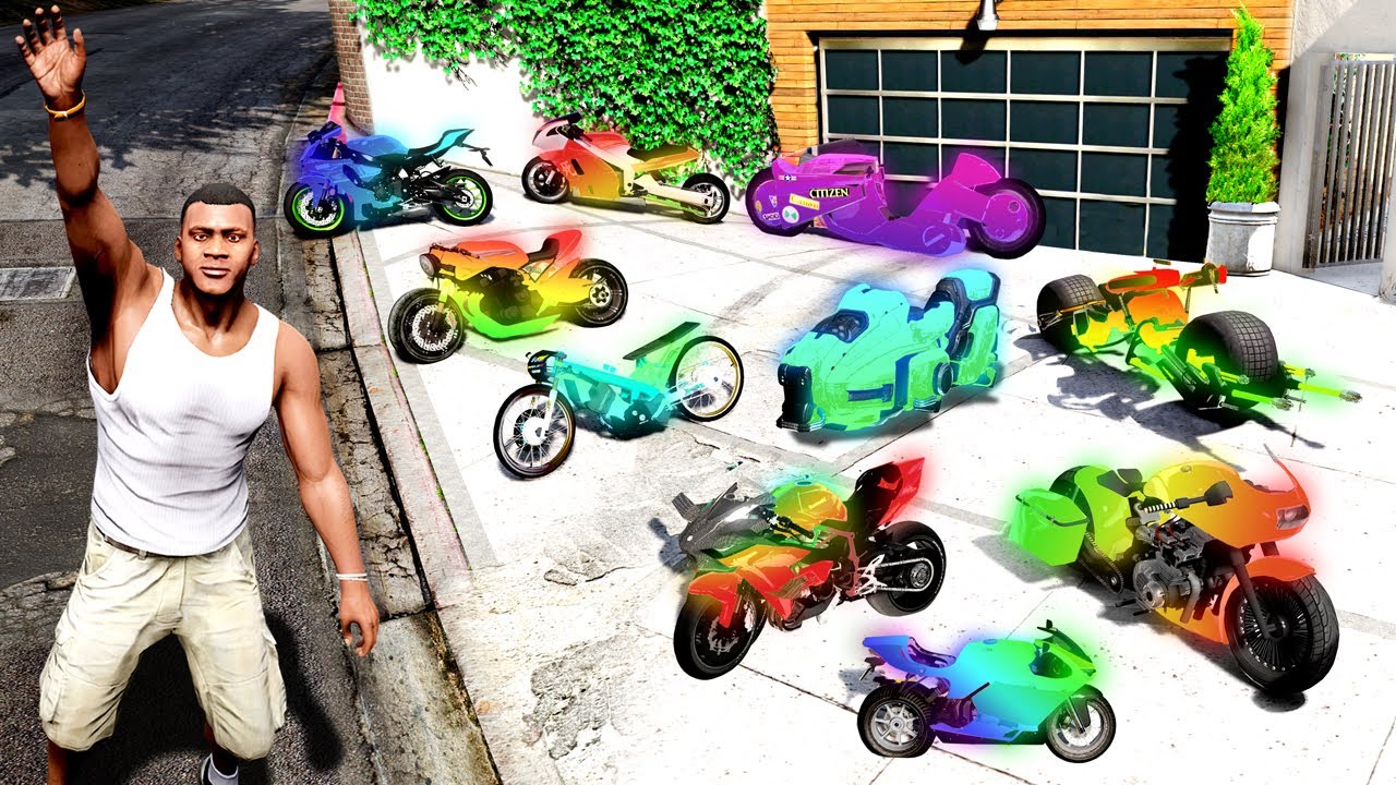 Collecting ENCHANTED SUPER BIKES in GTA 5! - YouTube