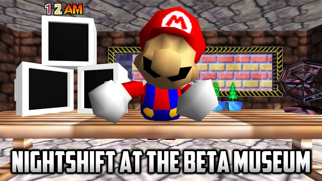 ⭐ Super Mario 64 - Nightshift at the Beta Museum (All Jumpscares) - YouTube