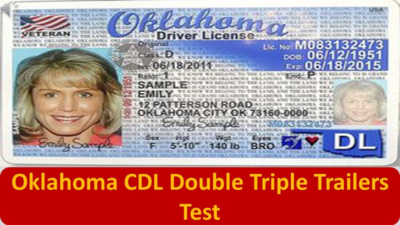 Oklahoma CDL Double Triple Trailers Test - YouTube