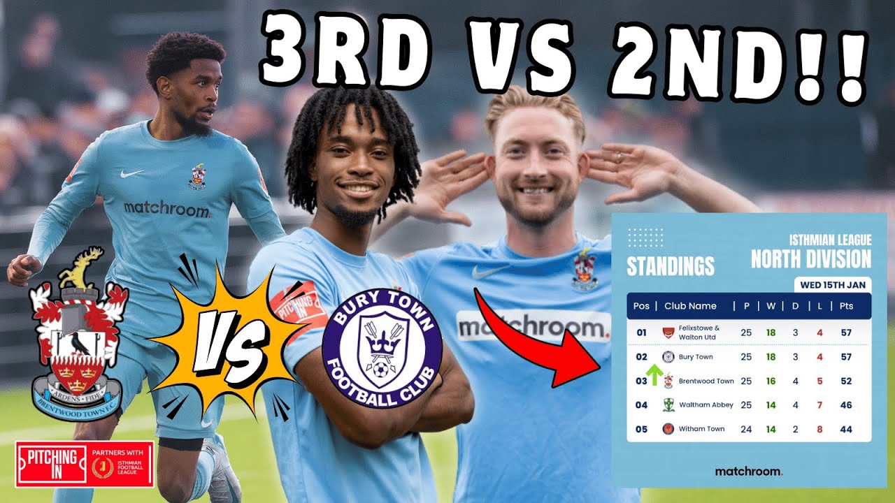 HIGHLIGHTS | Bury Town (H) - Isthmian League North - YouTube