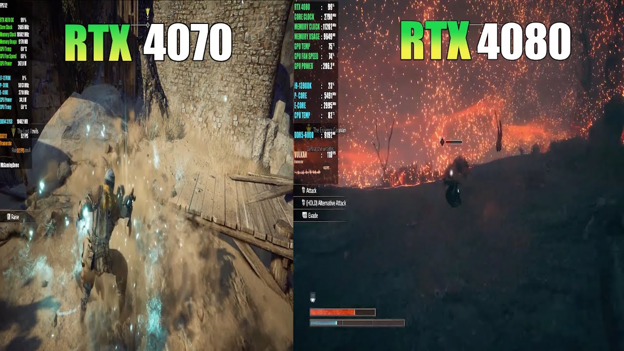 Atlas Fallen : RTX 4070 vs RTX 4080 | 4K Maximum Settings | Comparison ...