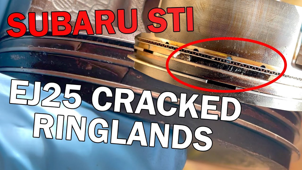 Subaru Cracked Ringlands (Looking at cracked Pistons) - YouTube