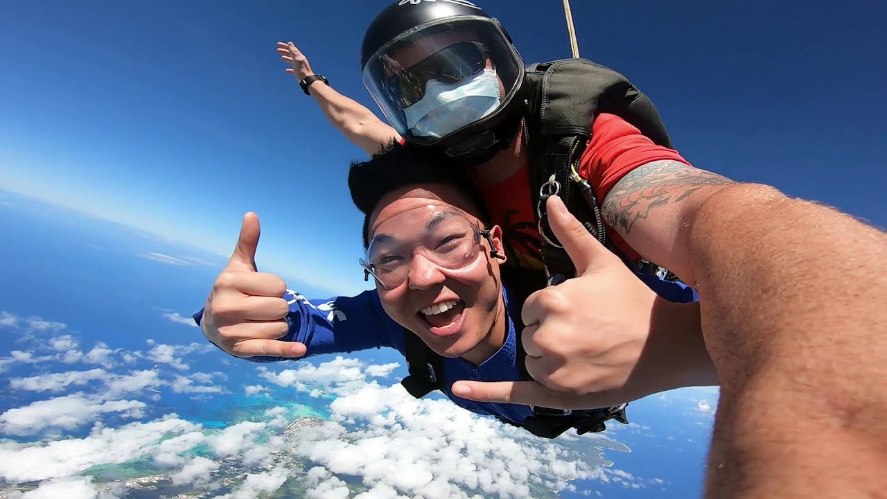 Sky Dive Guam JP - YouTube