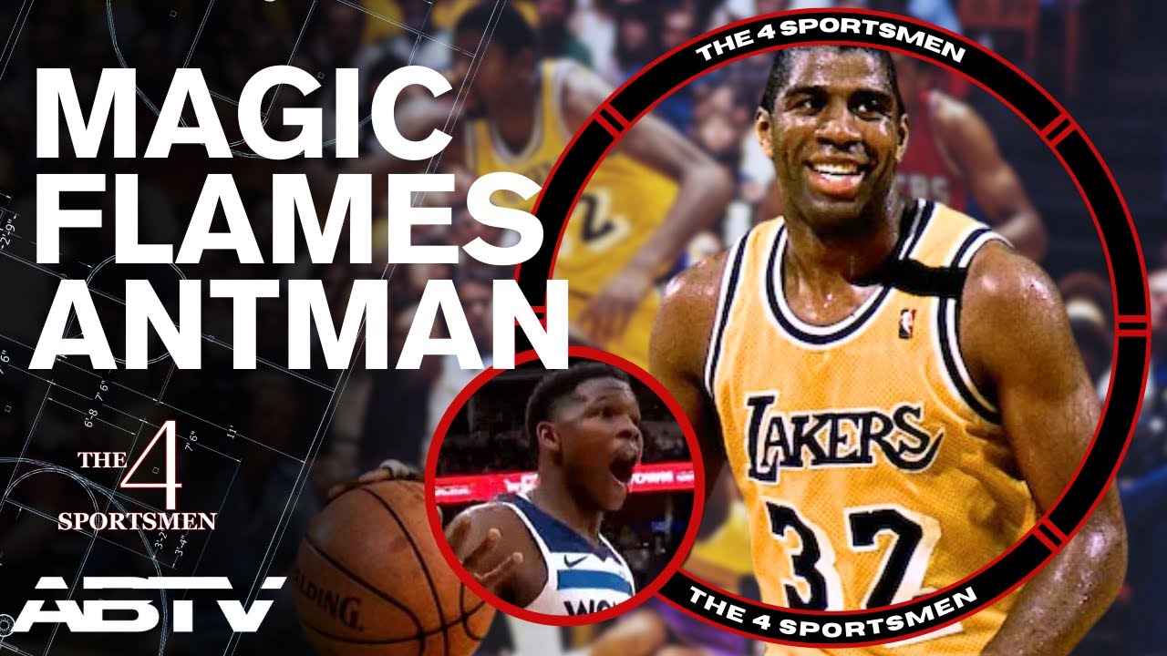Anthony Edwards Destroyed By NBA Legend Magic Johnson - YouTube