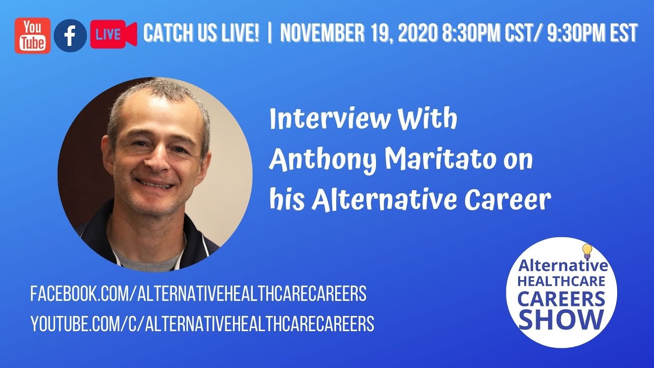 Interview with Anthony Maritato on his Alternative Career - YouTube