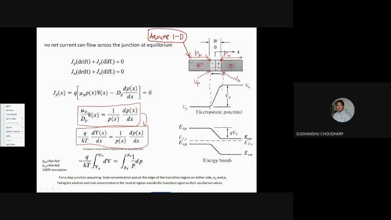 Lecture-15: p-n junction (part 2): Built-in Potential and Energy ...
