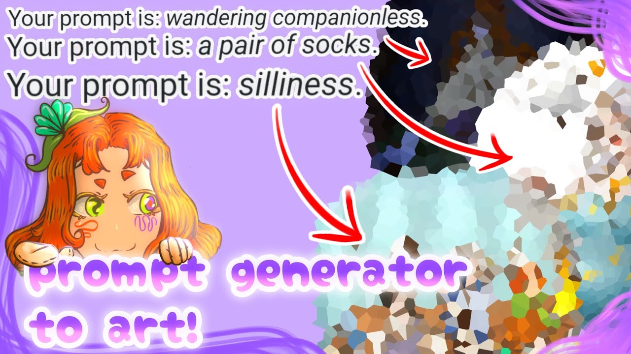 Drawing Randomly Generated Prompts! (With Music!) - YouTube