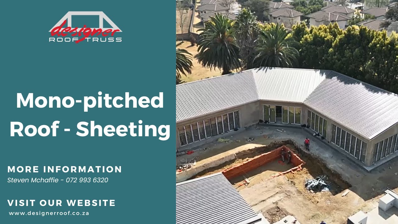 Mono-pitched Roof – Sheeting - YouTube