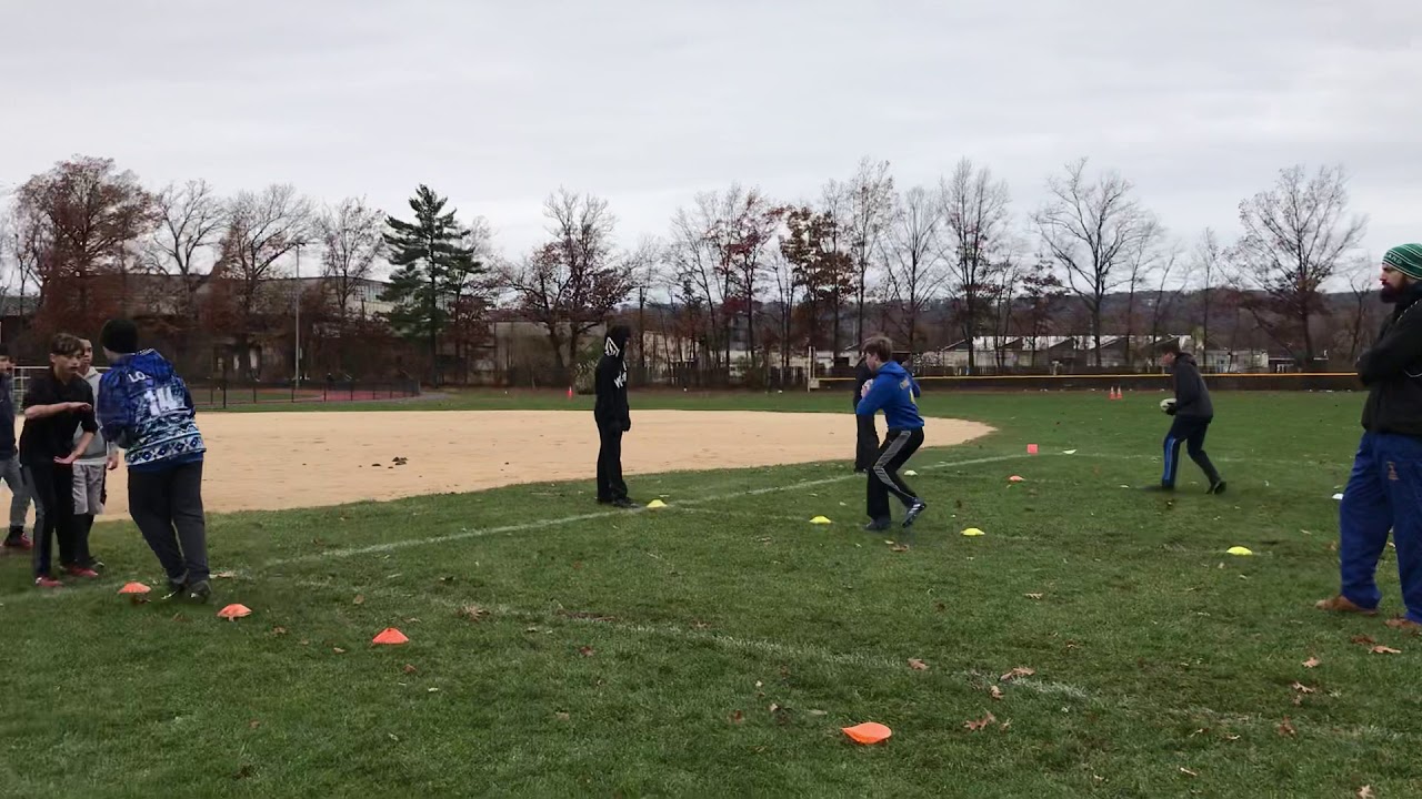 Zig zag relay warm up - YouTube