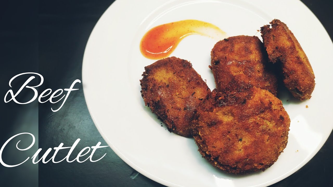 Beef Cutlet |Homemade beef cutlet |KuKkUs KiTcHeN special Beef Cutlet ...