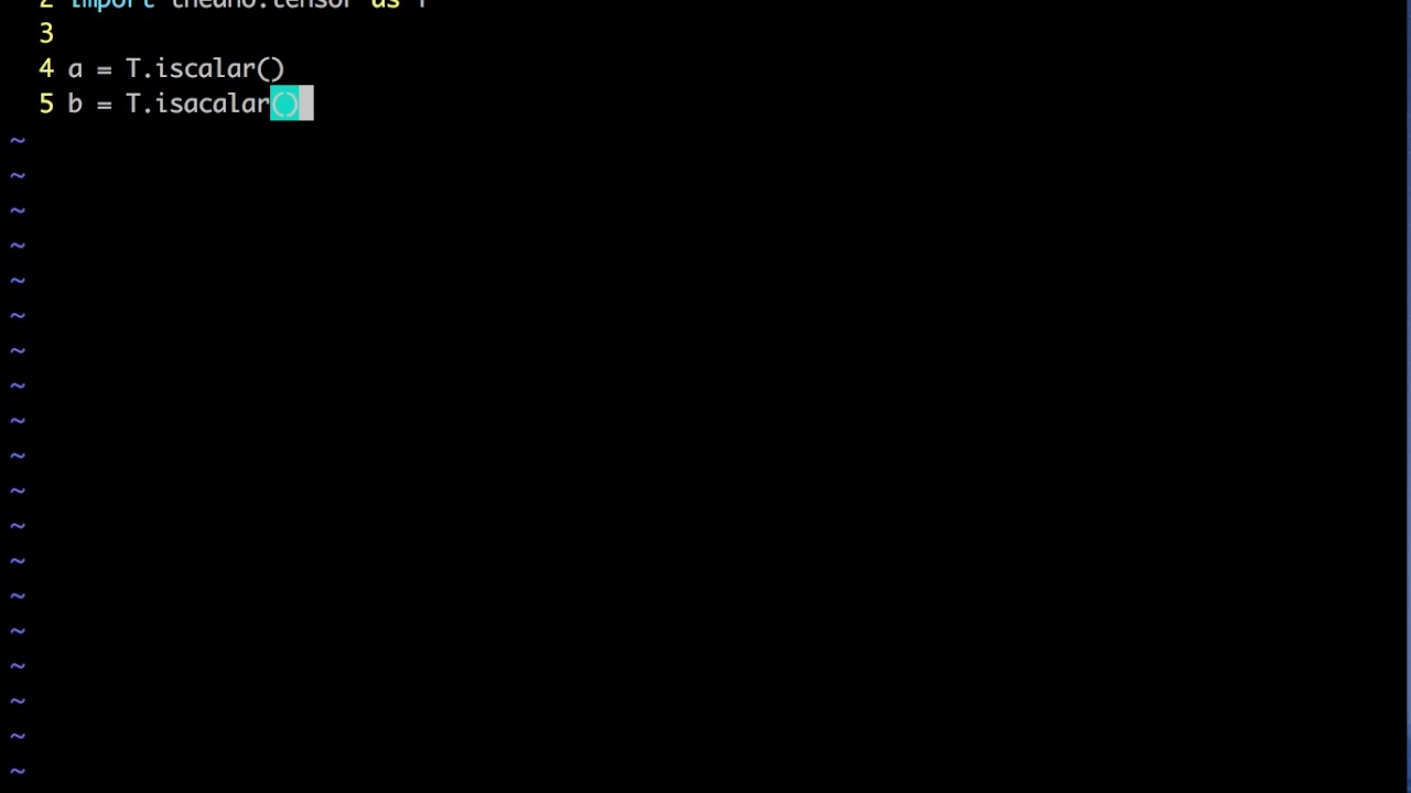 Theano Tutorial 001 add operation - YouTube